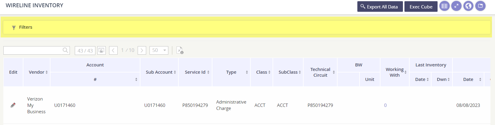 Using our platform filters